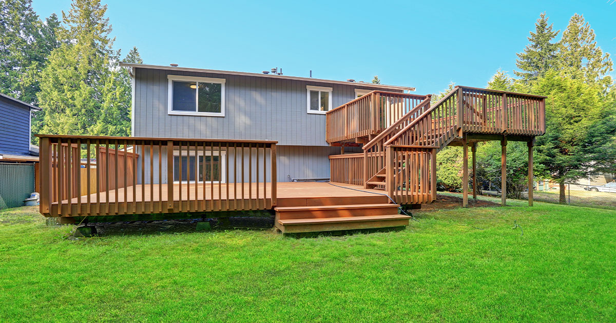 Multi-Tiered Deck Installation in Knoxville, TN